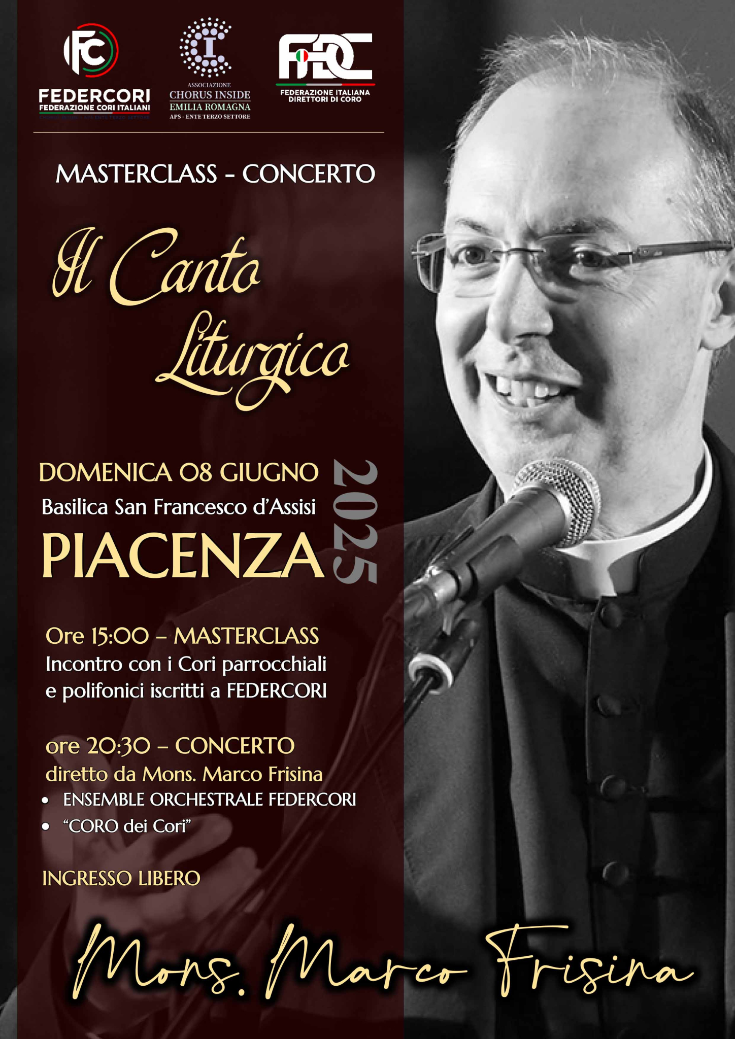 IL CANTO LITURGICO - MARCO FRISINA - Piacenza - Federcori: Federazione ...